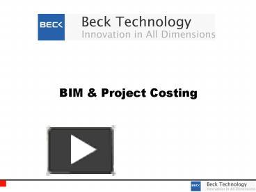 BIM presentation | free to view
