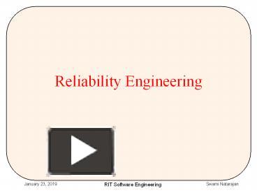 PPT – Reliability%20Engineering PowerPoint presentation | free to ...
