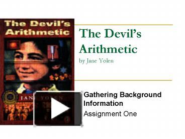 The Devil presentation | free to view