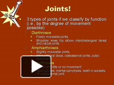 Joints! presentation | free to view