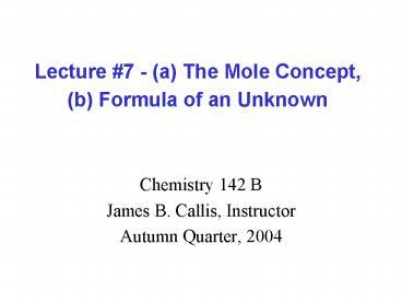 PPT – Lecture PowerPoint presentation | free to download - id: 6fa23-ZDc1Z