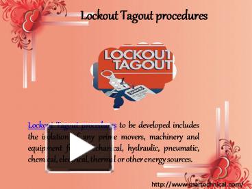 Lockout Tagout Procedure presentation | free to download