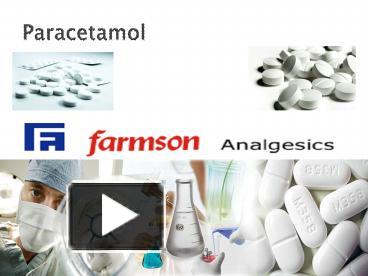 PPT – Paracetamol PowerPoint presentation | free to download - id ...