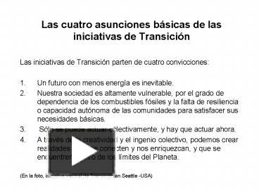 PPT – Las cuatro asunciones b PowerPoint presentation | free to ...