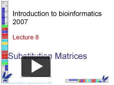 Bioinformatics in Drug Design presentation | free to download