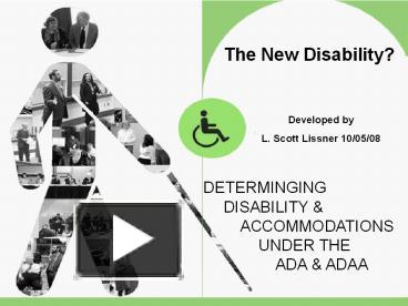 PPT – The ADA Amendments Act PowerPoint presentation | free to view ...