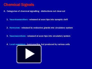 PPT – Chemical Signals PowerPoint presentation | free to view - id ...