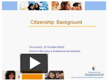 PPT – Citizenship: Background PowerPoint presentation | free to view ...