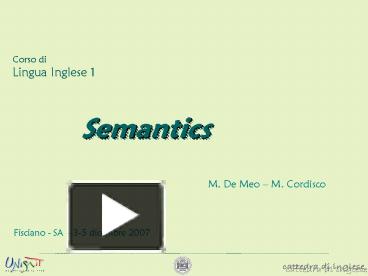 Semantics presentation | free to view