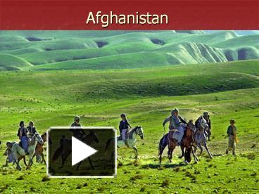 Afghanistan presentation | free to view