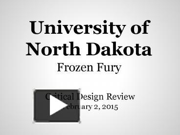 PPT – Critical Design Review PowerPoint presentation | free to view ...