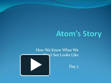 PPT – Atom PowerPoint presentation | free to download - id: 701bfb-M2Q3Z
