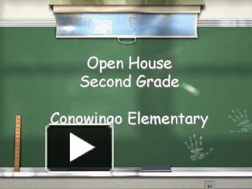 PPT – Open House Second Grade Conowingo Elementary PowerPoint ...