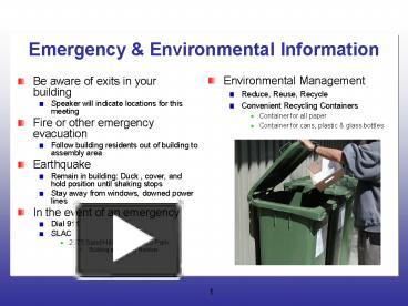 PPT – Emergency PowerPoint presentation | free to download - id: 702e5e ...