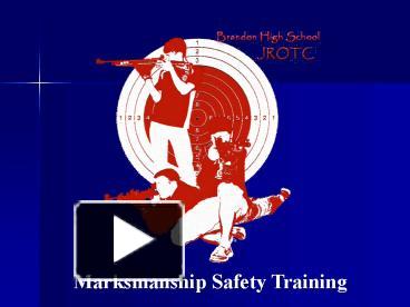 TEACHING AIR RIFLE SAFETY presentation | free to view