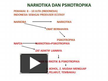 NARKOTIKA DAN PSIKOTROPIKA presentation | free to download