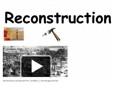 Reconstruction presentation | free to view