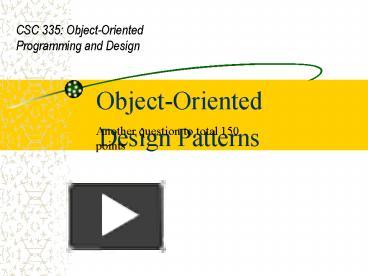 Introduction to design patterns presentation | free to download