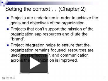 Setting the context presentation | free to download