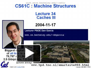 PPT – CS61C - Lecture 13 PowerPoint presentation | free to download ...