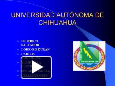 PPT – UNIVERSIDAD AUT PowerPoint presentation | free to view - id ...