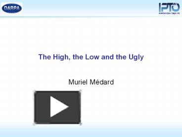 PPT – The High, the Low and the Ugly PowerPoint presentation | free to ...