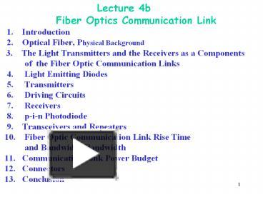 PPT – Lecture 4b PowerPoint presentation | free to download - id ...