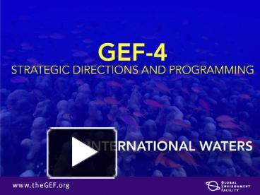 PPT – 1995 GEF Operational Strategy International Waters PowerPoint ...