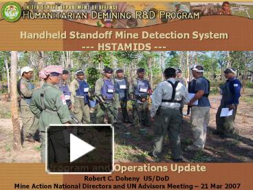 Program and Operations Update presentation | free to view