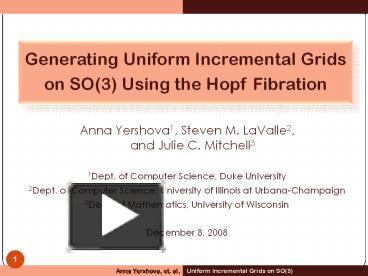 Efficient Nearest Neighbor Searching for Motion Planning presentation ...