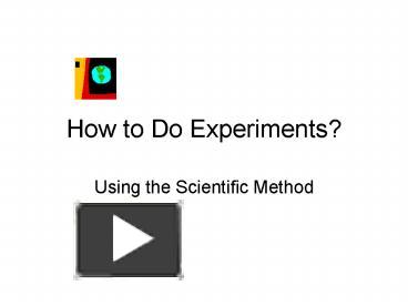 How to Do Experiments? presentation | free to view