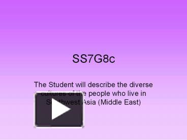 PPT – SS7G8c PowerPoint presentation | free to view - id: 709c3d-NDZkN