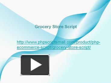PPT – wordpress Grocery Store Themes PowerPoint presentation | free to ...