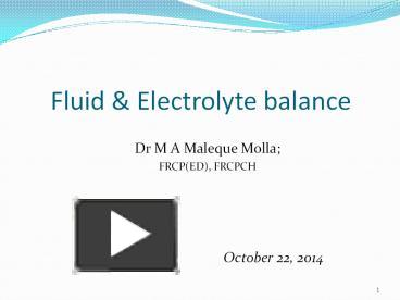 Fluid presentation | free to view