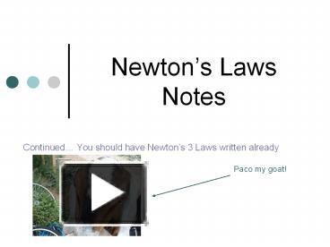 PPT – Newton PowerPoint presentation | free to download - id: 71093b-MDlmZ