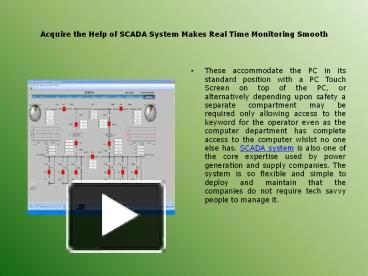 PPT – SCADA System PowerPoint presentation | free to download - id ...