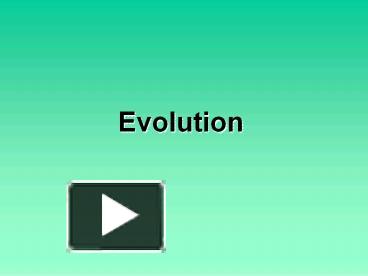 Evolution presentation | free to download