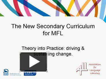 The New Secondary Curriculum for MFL presentation | free to download