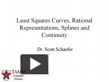 PPT – Dr. Scott Schaefer PowerPoint presentation | free to download ...