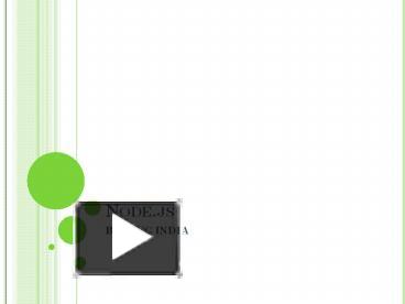 Node js presentation | free to download