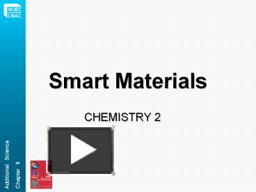 PPT – Smart Materials PowerPoint presentation | free to download - id ...