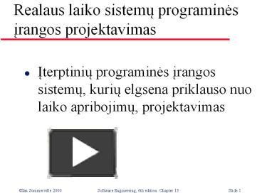 PPT – Iterptiniu programines irangos sistemu, kuriu elgsena priklauso ...