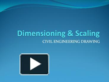 PPT – Dimensioning%20 PowerPoint presentation | free to download - id ...