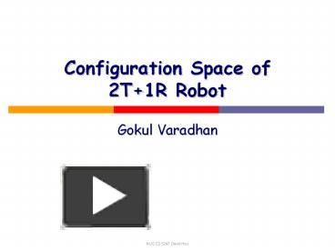Configuration Space of 2T 1R Robot presentation | free to view