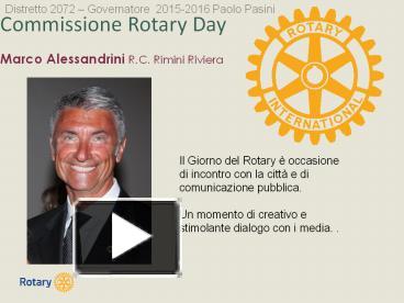PPT – Commissione Rotary Day PowerPoint presentation | free to download ...