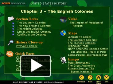 Chapter 3 presentation | free to view