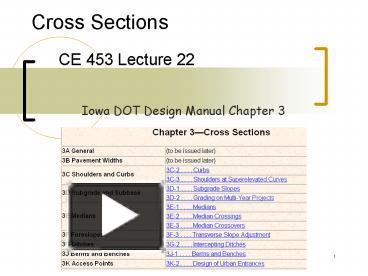 Cross Sections presentation | free to download