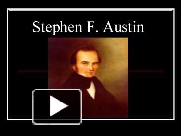 PPT – Stephen F. Austin PowerPoint presentation | free to view - id ...