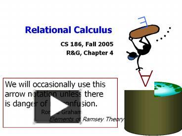 Relational Calculus presentation | free to download