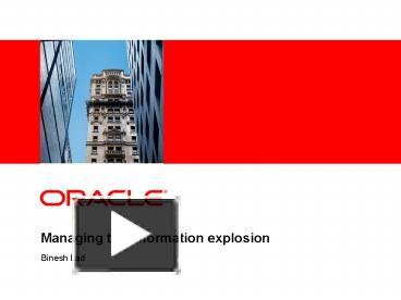 PPT – Managing the information explosion PowerPoint presentation | free ...